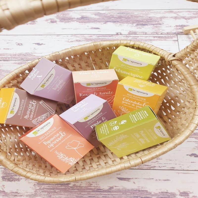 Jabón biológico mediterráneo con Aloe - Piel impura e irritada